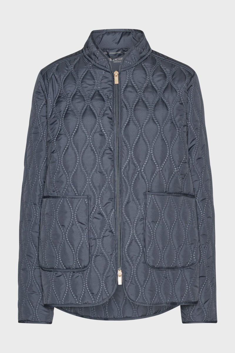 Korte Gewatteerde Jas AROS06 - 604 Ombre Blue | Ilse Jacobsen